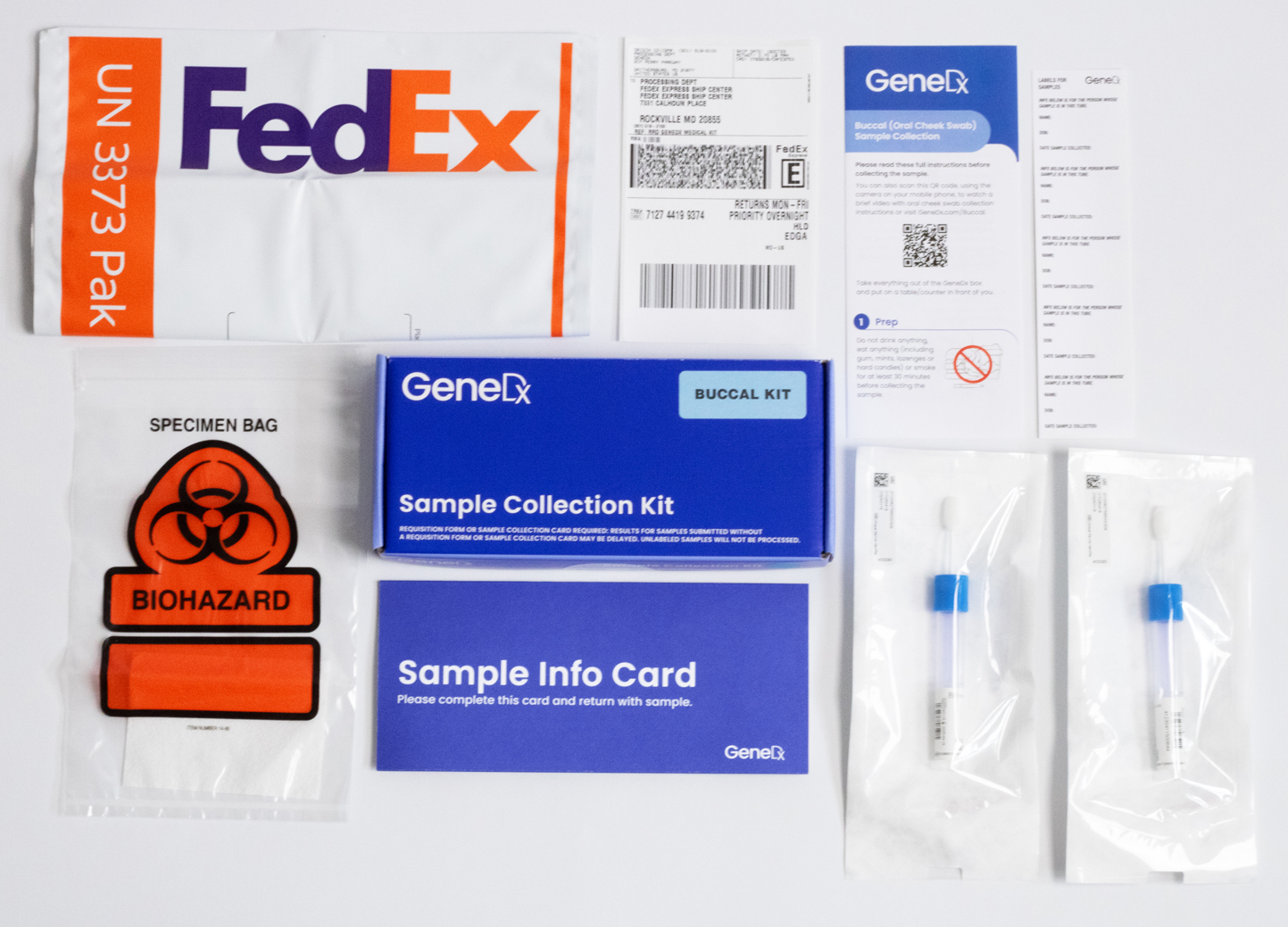 Request supplies for genetic testing | GeneDx | GeneDx