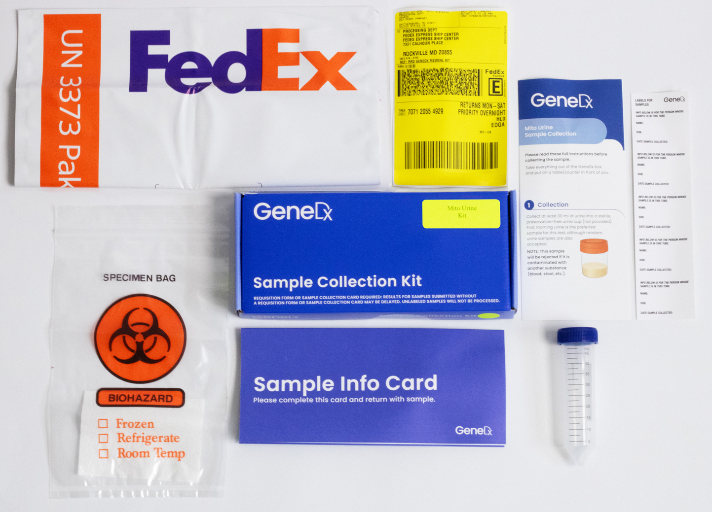 Request supplies for genetic testing | GeneDx | GeneDx