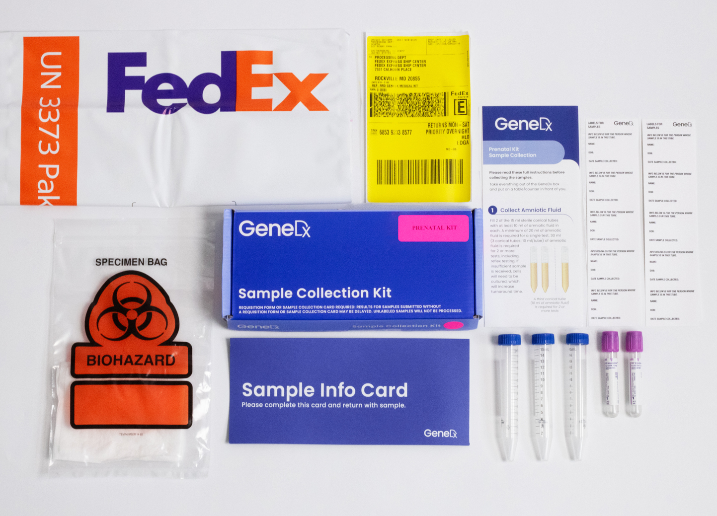 Request supplies for genetic testing | GeneDx | GeneDx