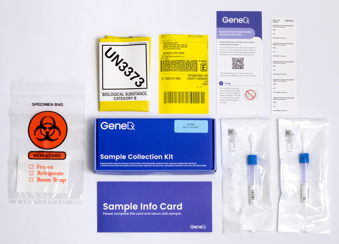 Request supplies for genetic testing | GeneDx | GeneDx