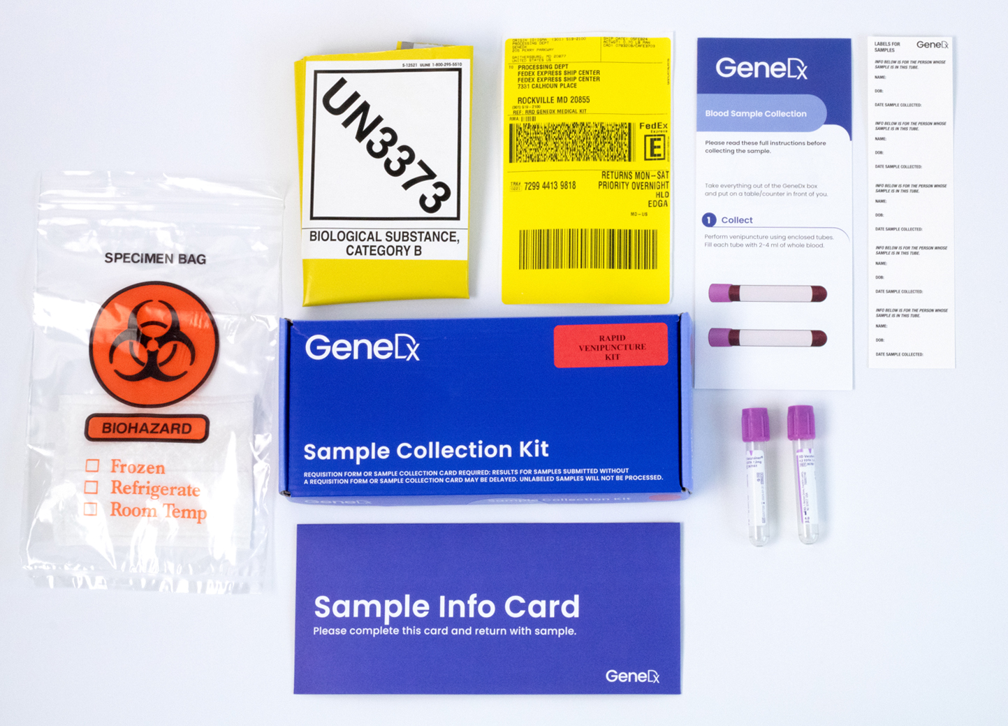 Request supplies for genetic testing | GeneDx | GeneDx