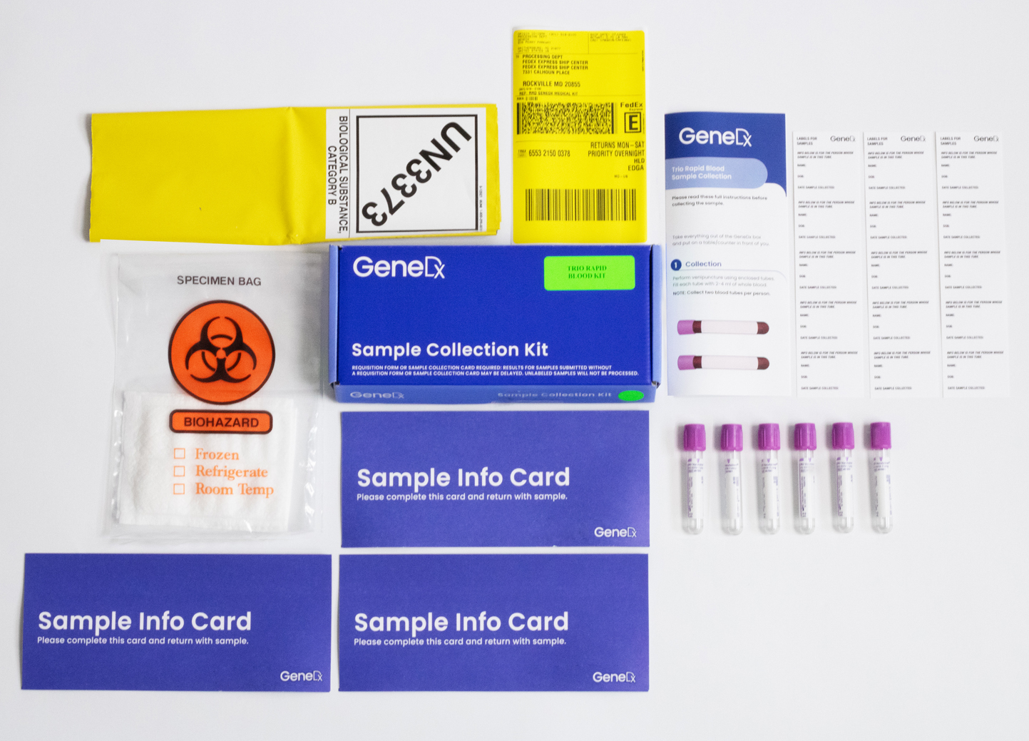 Request supplies for genetic testing | GeneDx | GeneDx