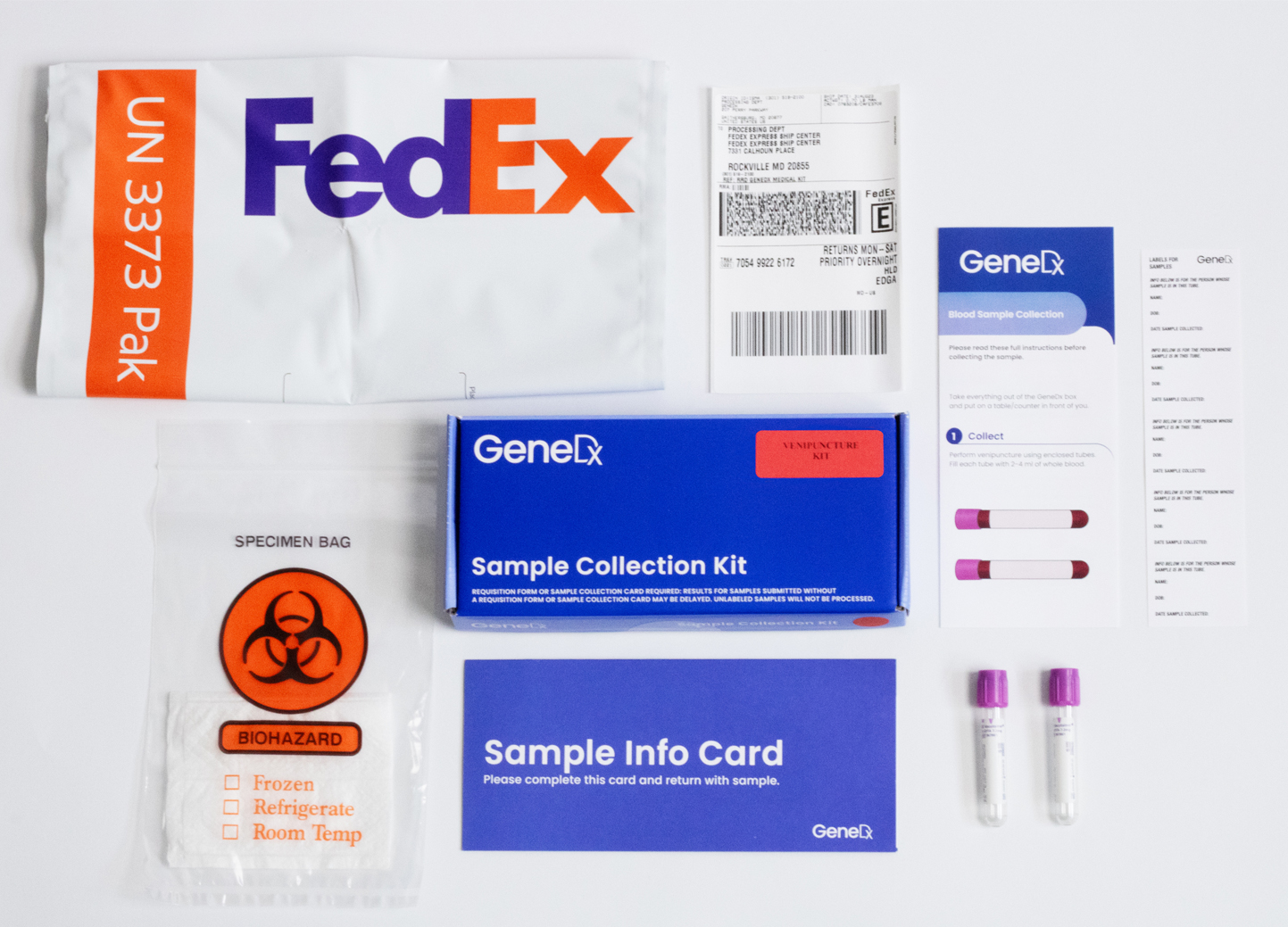 Request supplies for genetic testing | GeneDx | GeneDx